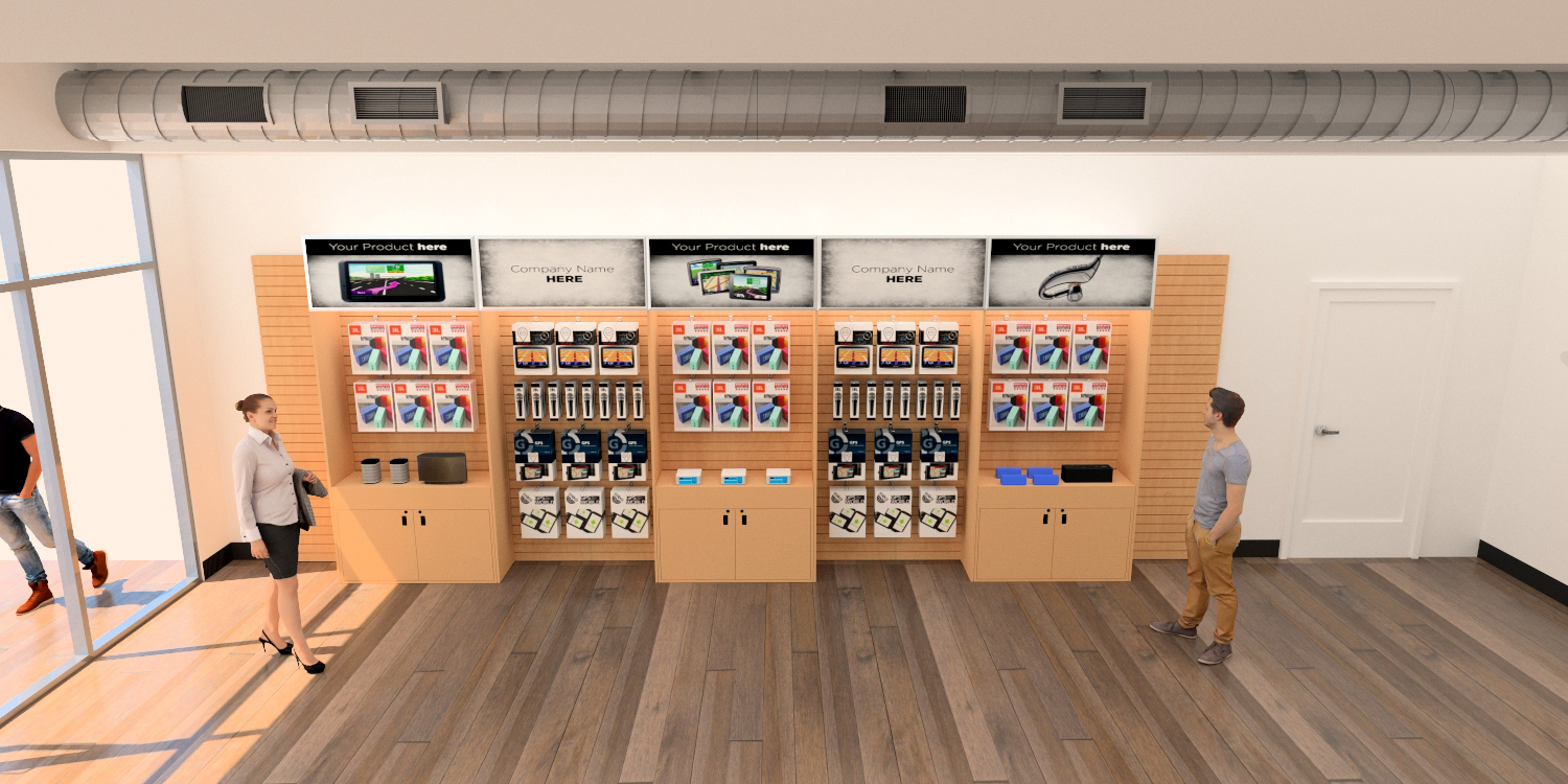 Cornerform Snap-on Micro Mart Solution - WALLS+FORMS