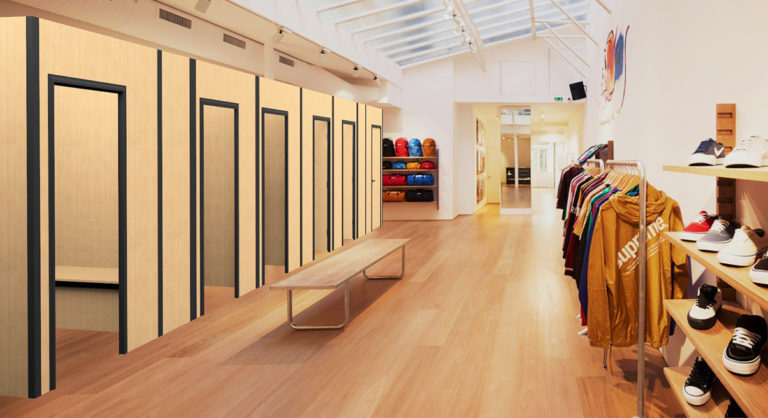 Cornerforms Fitting Rooms - WALLS+FORMS
