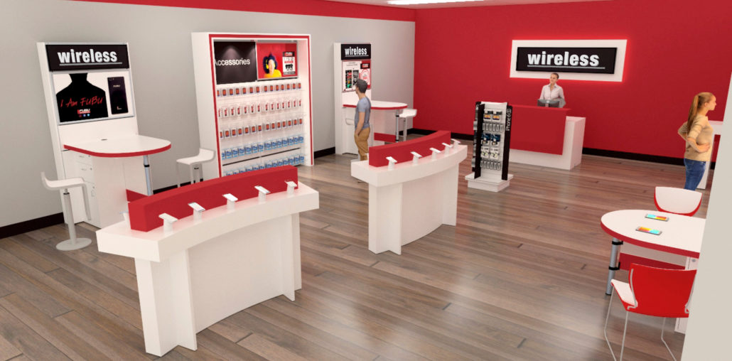 Wireless Floor and Wall Display - WALLS+FORMS