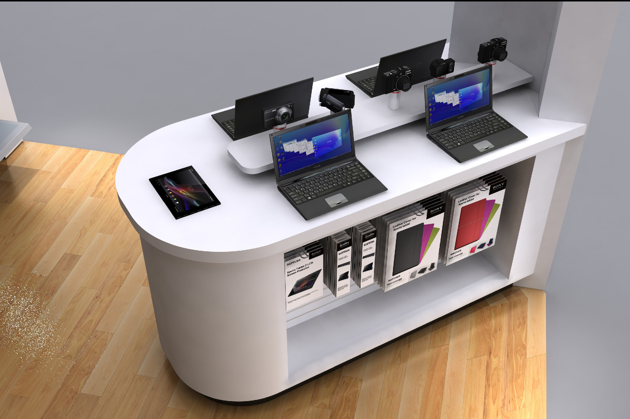 Electronics Display - WALLS+FORMS