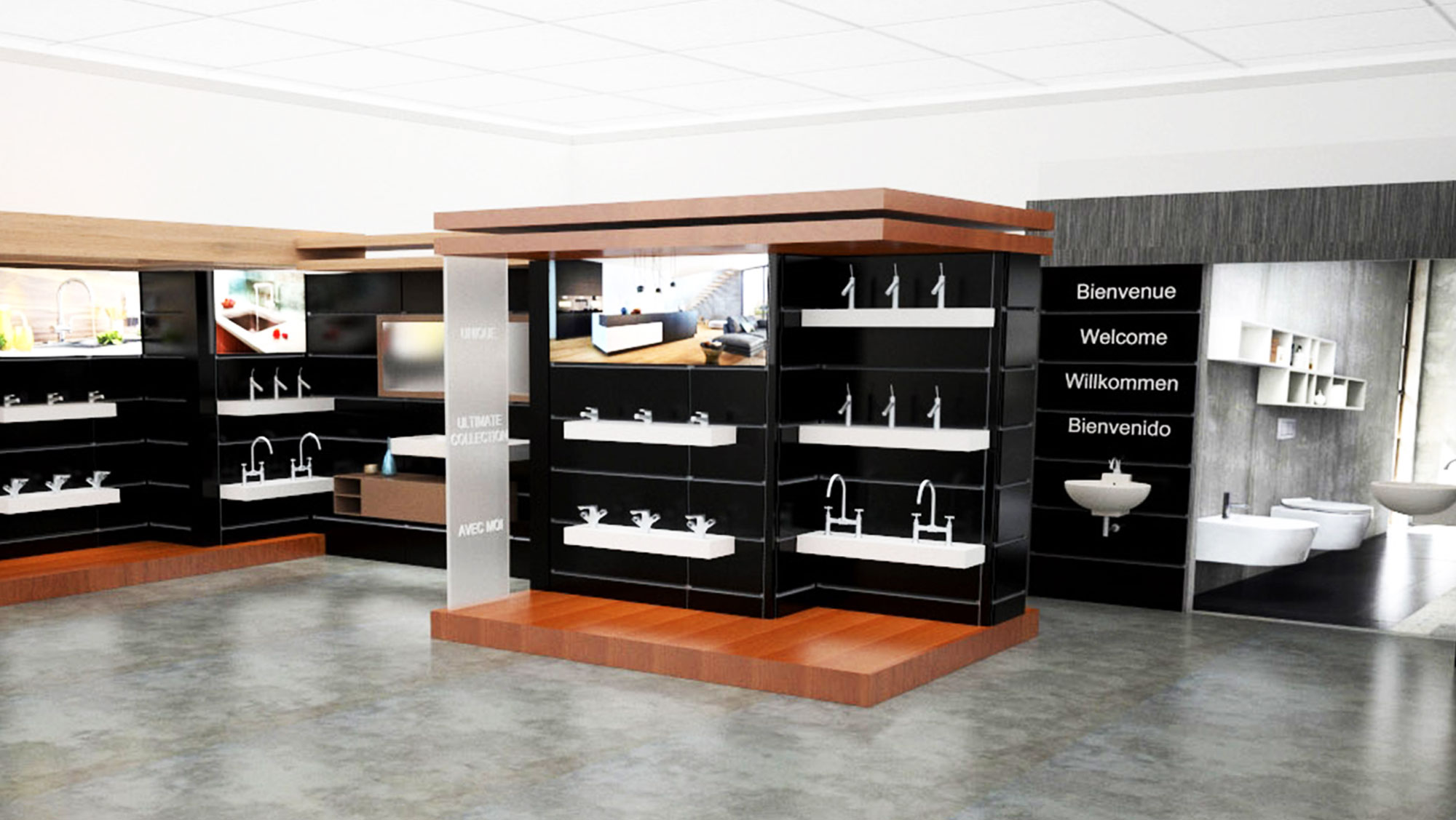 Plumbing Showroom - WALLS+FORMS