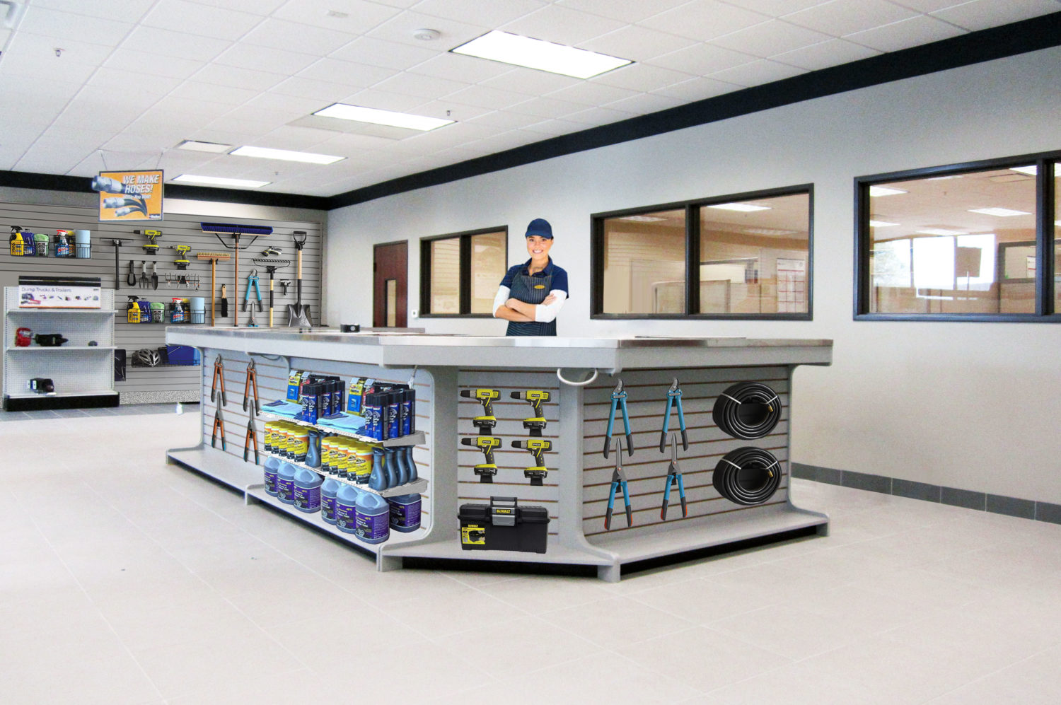 Tool and Hardware Counter - WALLS+FORMS