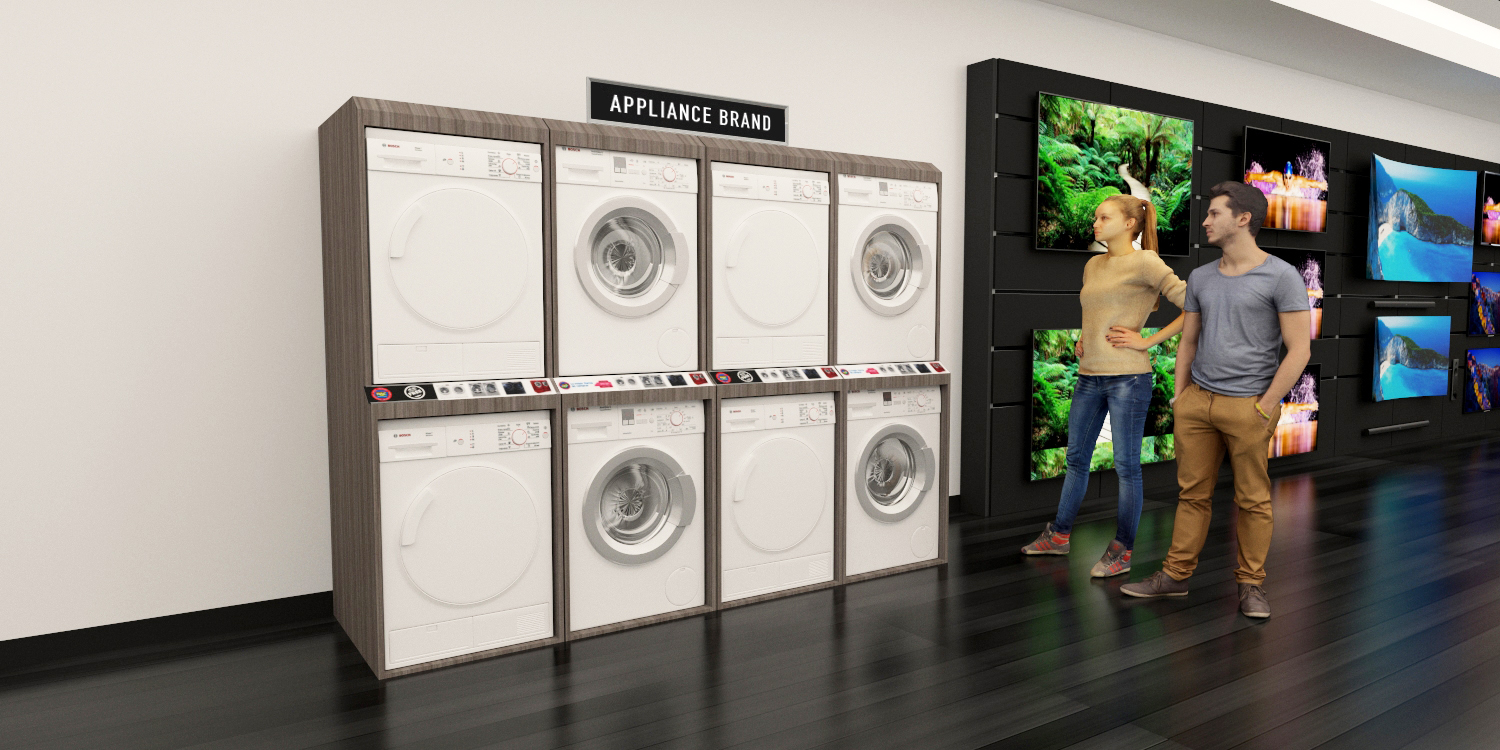 Home Appliances Display - WALLS+FORMS