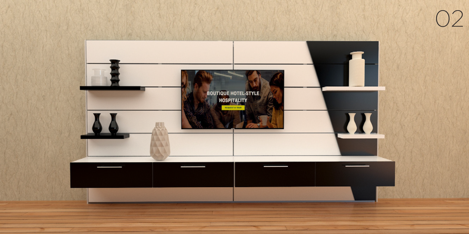 Lobby and Office Wall Display - WALLS+FORMS