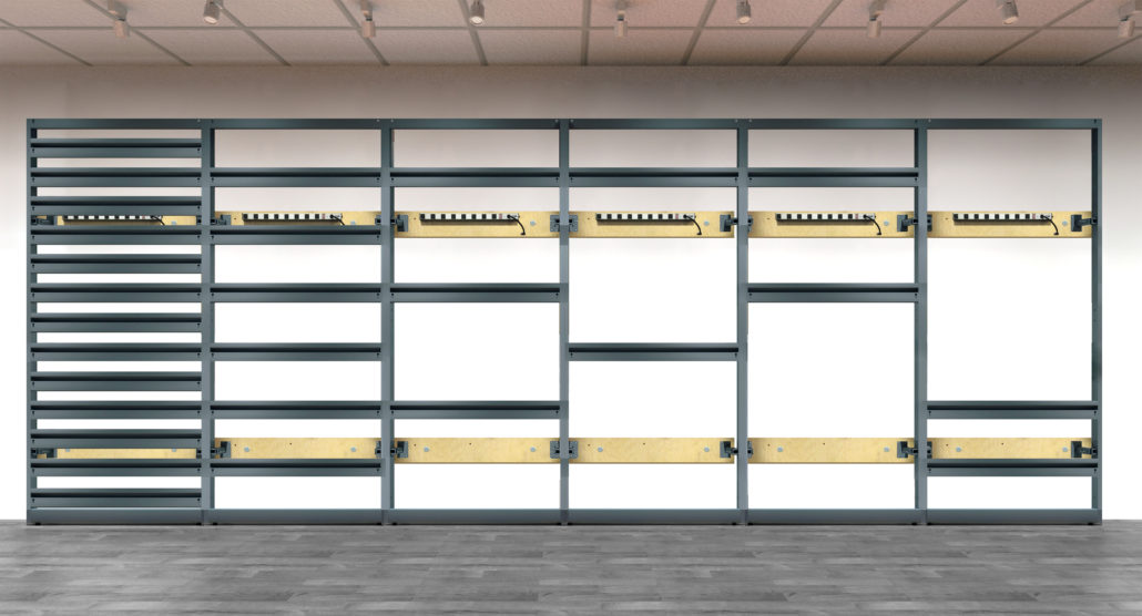 T2+ Retail Modular Display System - Walls+Forms, Inc.